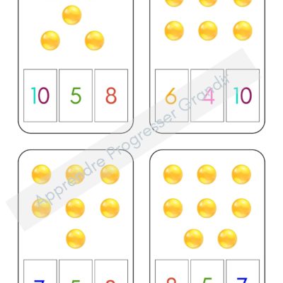 Cartes à pince – apprendre à compter jusqu’à 10 - Apprendre Progresser ...